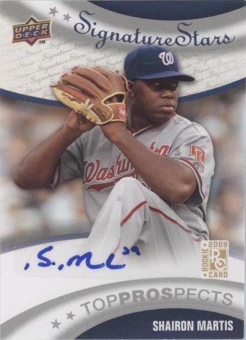 2009 Upper Deck Signature Stars - Top Prospects Shairon Martis #194 (AU ...