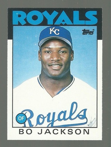 1986 TOPPS TRADED BASEBALL #50T BO JACKSON RC NM/MT+ ROYALS KEY CARD | eBay