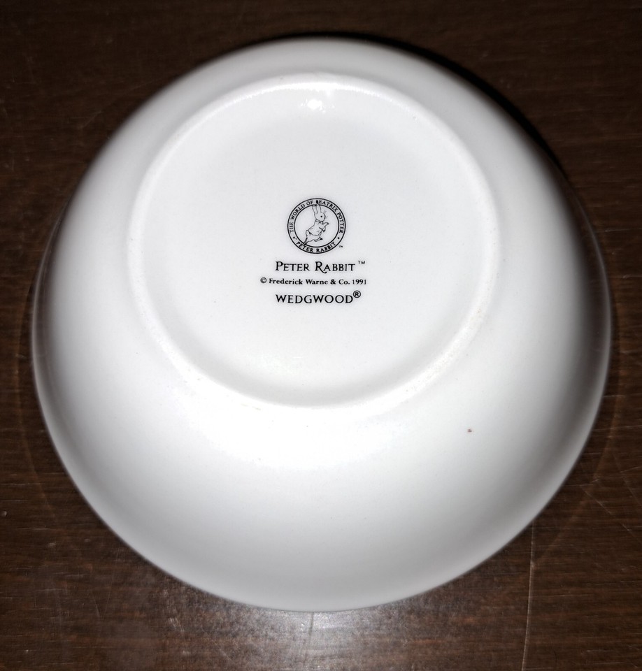 Wedgewood Peter Rabbit Bowl Beatrix Potter | eBay