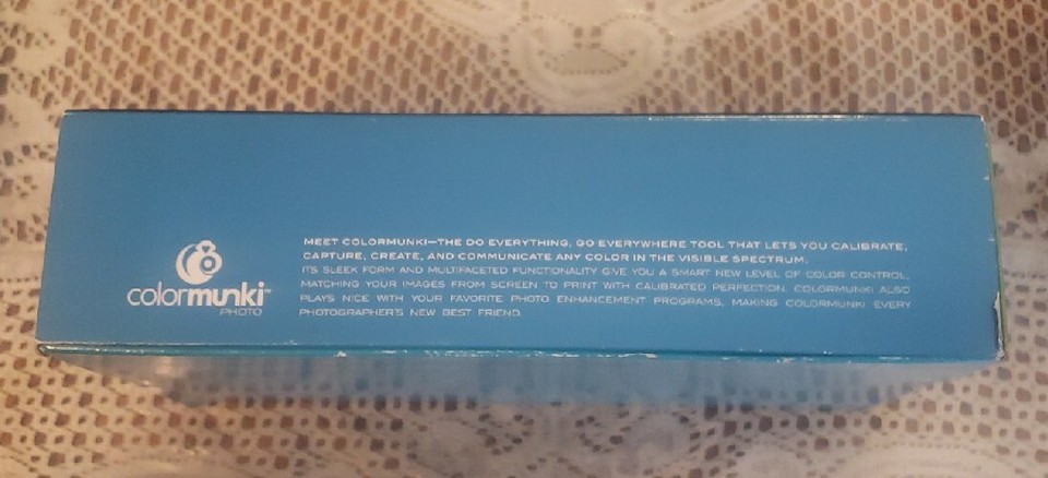 ColorMunki X-Rite Photo Monitor Camera & Printing Calibration System ...