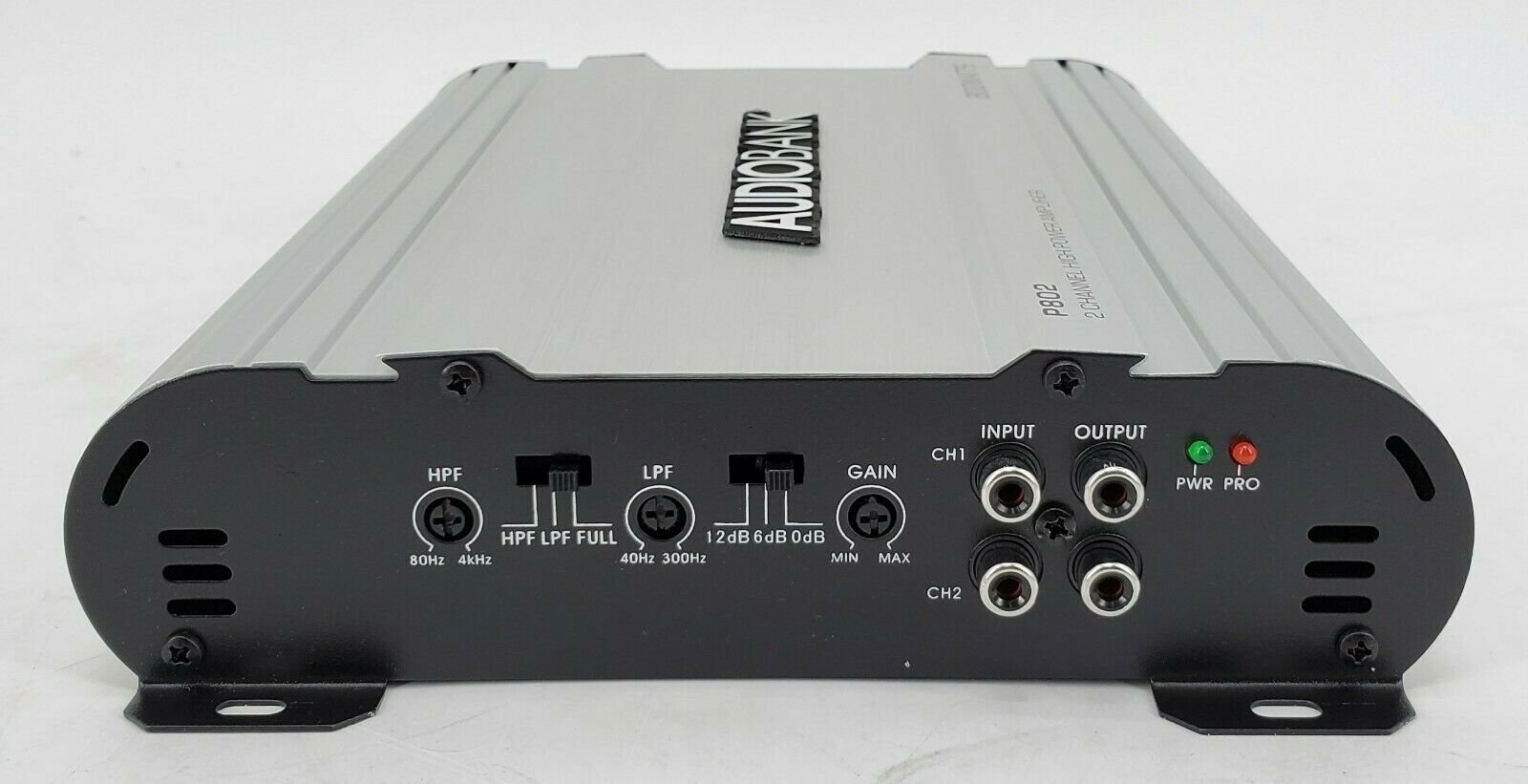 Audiobank 2 Channels 800 WATTS Bridgedable Car Audio Stereo Amplifier ...