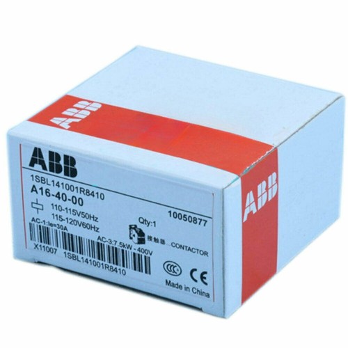 ONE Brand New ABB A16-40-00 Contactor A164000 110V | eBay