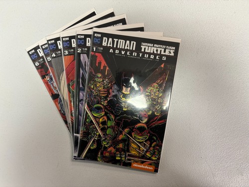 BATMAN TEENAGE MUTANT NINJA TURTLES ADVENTURES #1-6 SET 2016 TMNT DC ...