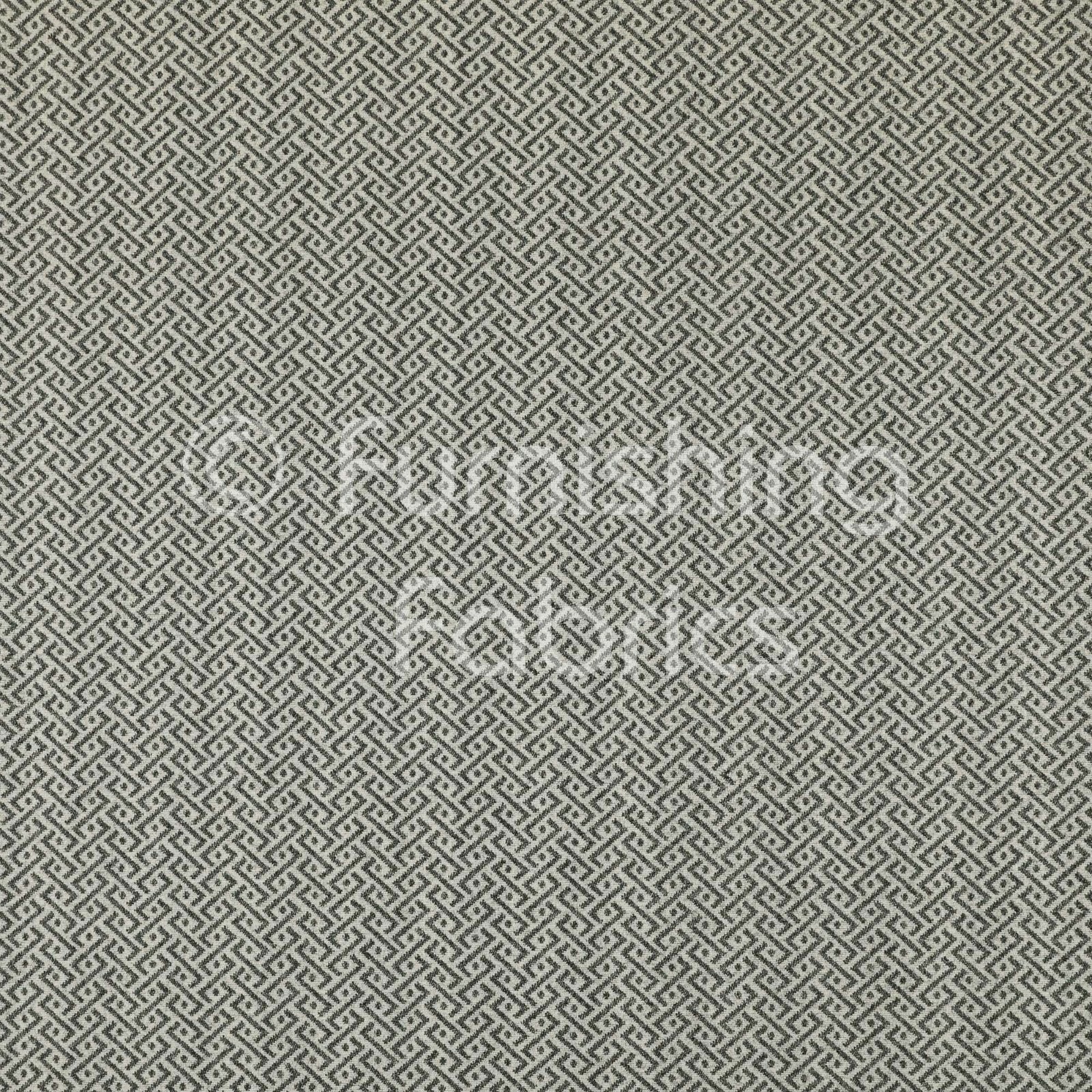 Soft Modern Geometric Pattern Wool Textured Grey Upholstery Furnishing ...