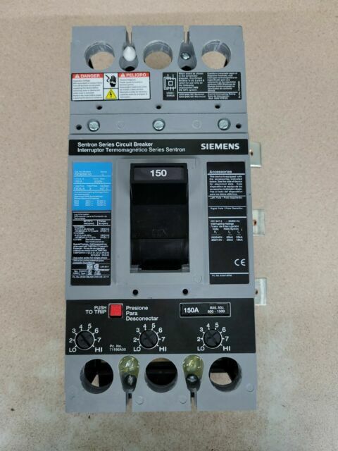 Siemens Main Breaker Mounting Kit 3 Pole 480VAC/250A for sale online | eBay
