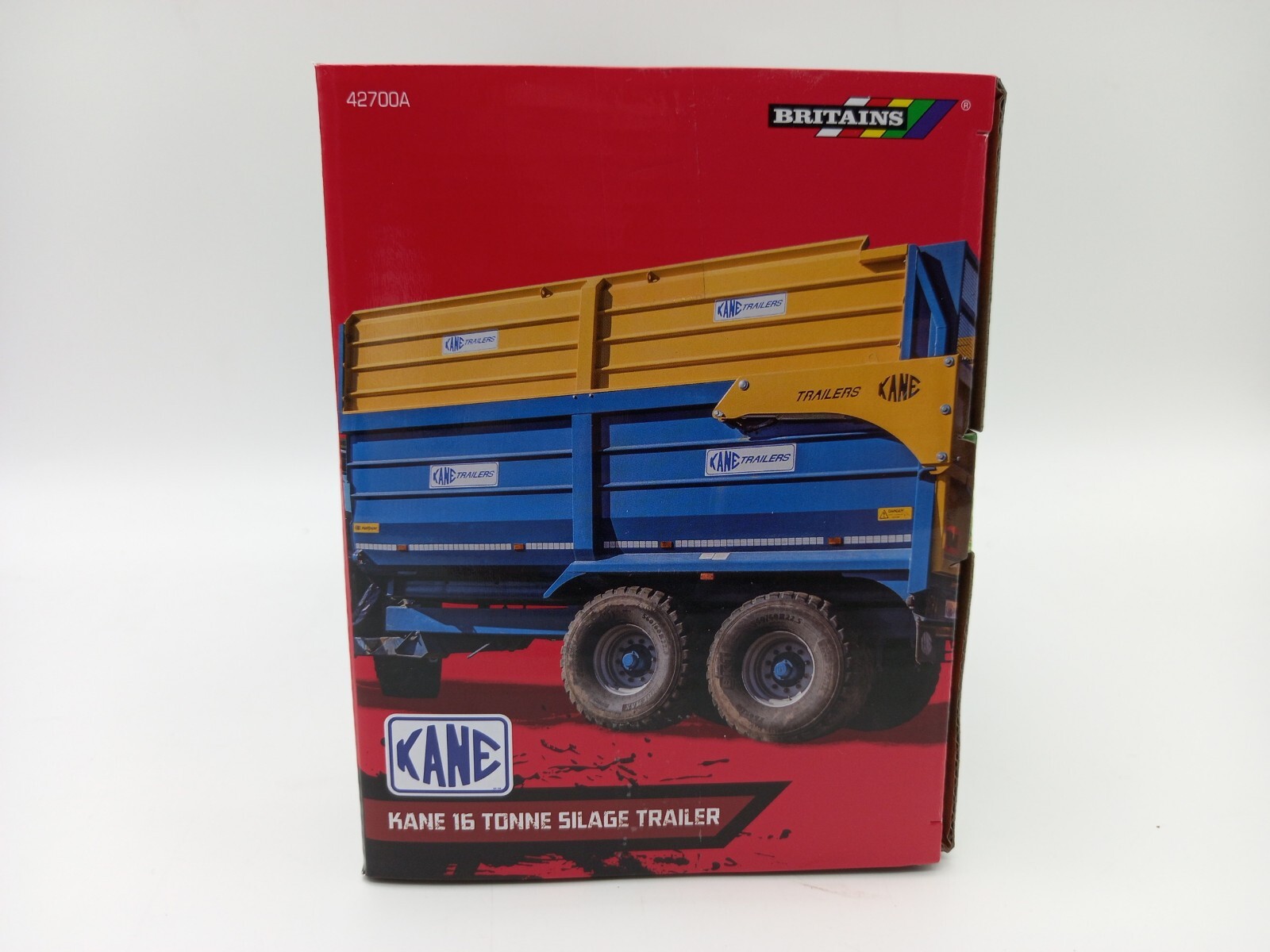Britains 42700 Kane 16 Tonne Silage Trailer 1:32 Scale Model Farm Toy ...