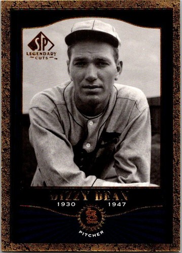2001 SP Legendary Cuts #12 Dizzy Dean baseball card 2FF | eBay