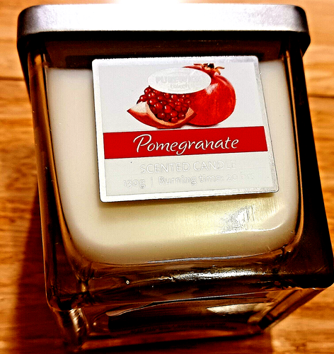 PUREWICK touch Pomegranate SCENTED CANDLE 130g, 20 hours, LEAD FREE ...