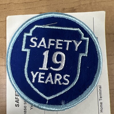 Greyhound Bus, driver patch, 19 Safety Years. 3 inch diameter | eBay