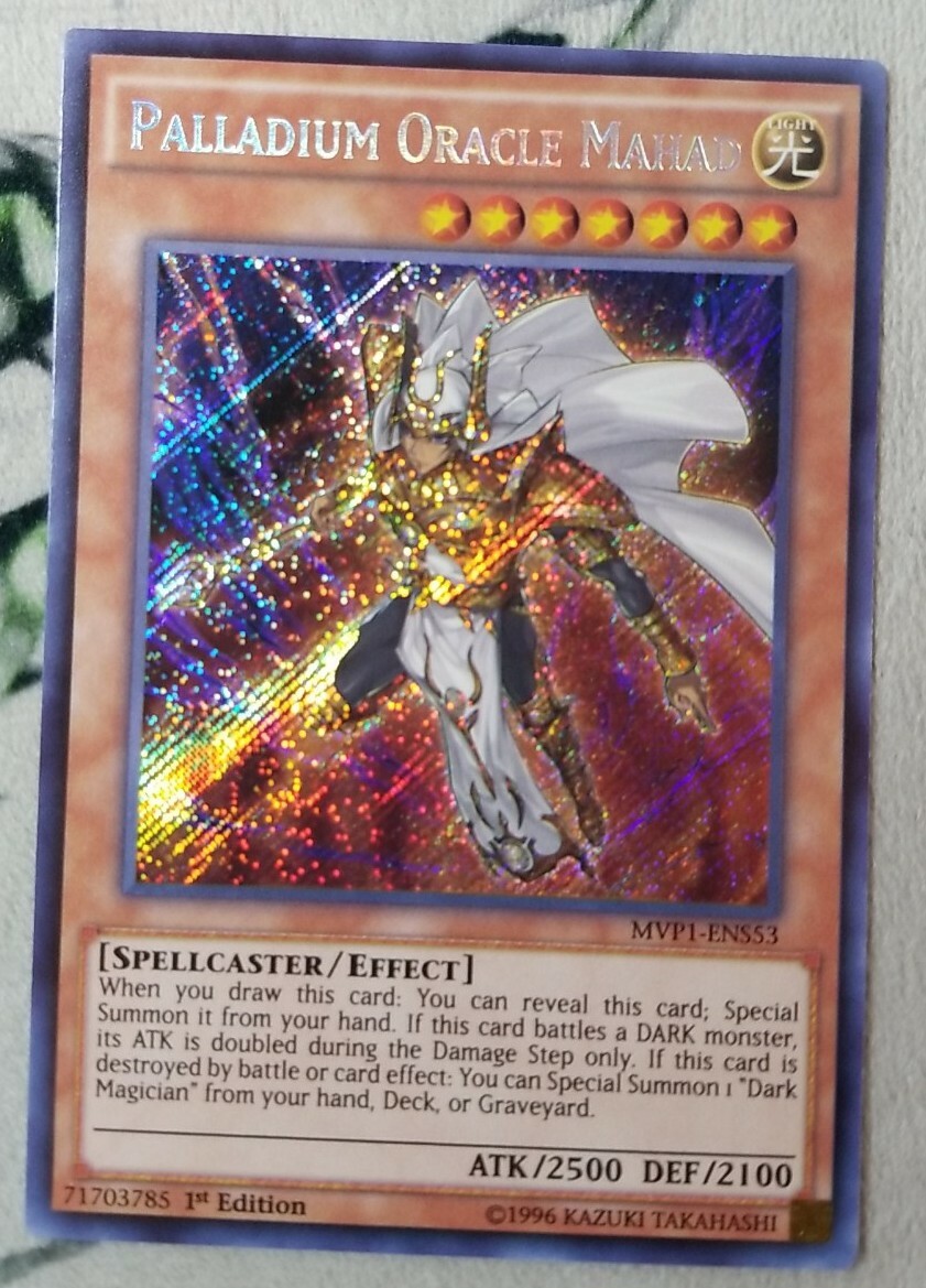 Palladium Oracle Mahad MVP1-ENS53 Secret Rare 1st Edition Yugioh NM | eBay