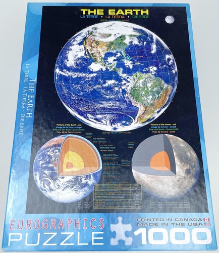 EuroGraphics The Earth Jigsaw Puzzle 1000 Piece Planet Space ...