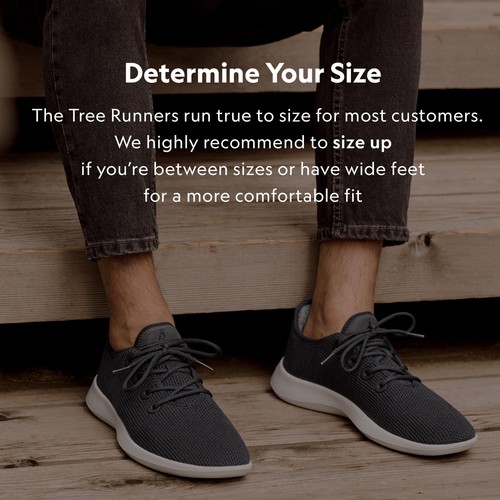 Men’s Tree Runners Everyday Sneakers, Machine Washable Shoe Made with ...