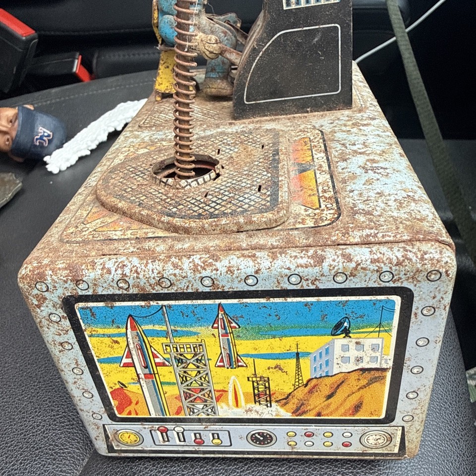 Vintage 1960s TN Japan JUPITER Two-Stage Rocket Launching Pad - Missing ...