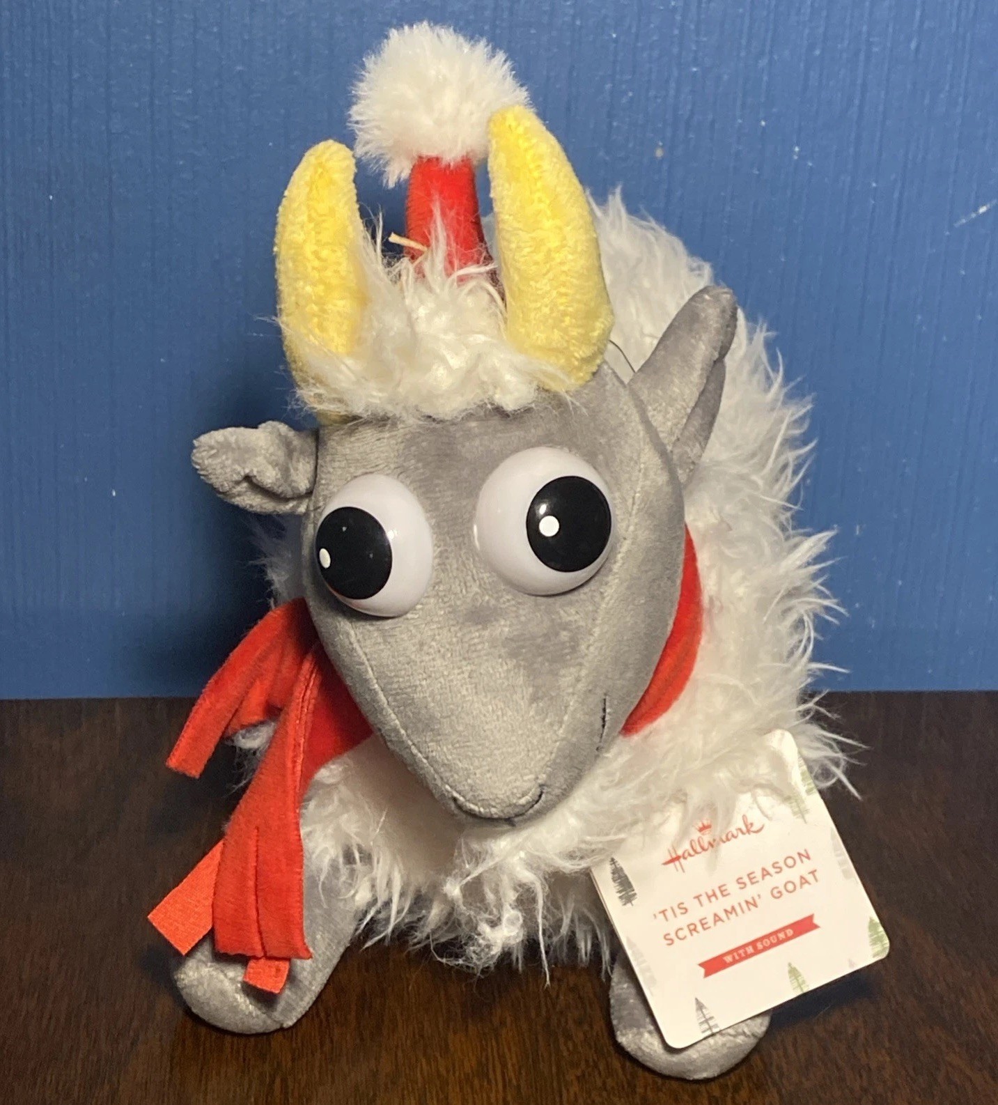 HALLMARK Screaming Goat Tis The Season Plush Christmas Toy w/ Music ...