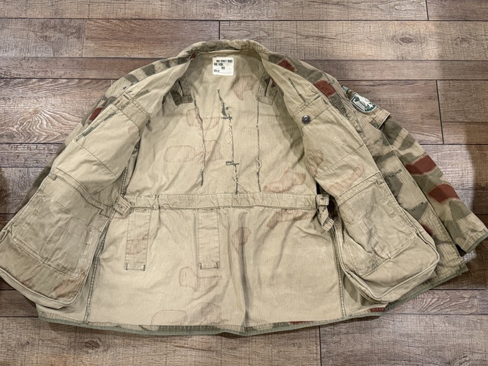 Vintage WEST GERMAN Military Jacket BGS SPLINTER CAMO BORDER GUARD W ...