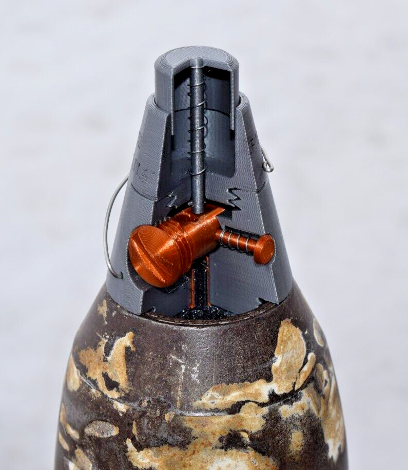M52 Mortar Fuse, 3D Printed Plastic Reproduction, Cut Away Model. | eBay