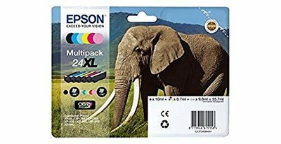 Epson 235L105 24 X-Large Series Elephant Ink Cartridge, Multipack ...
