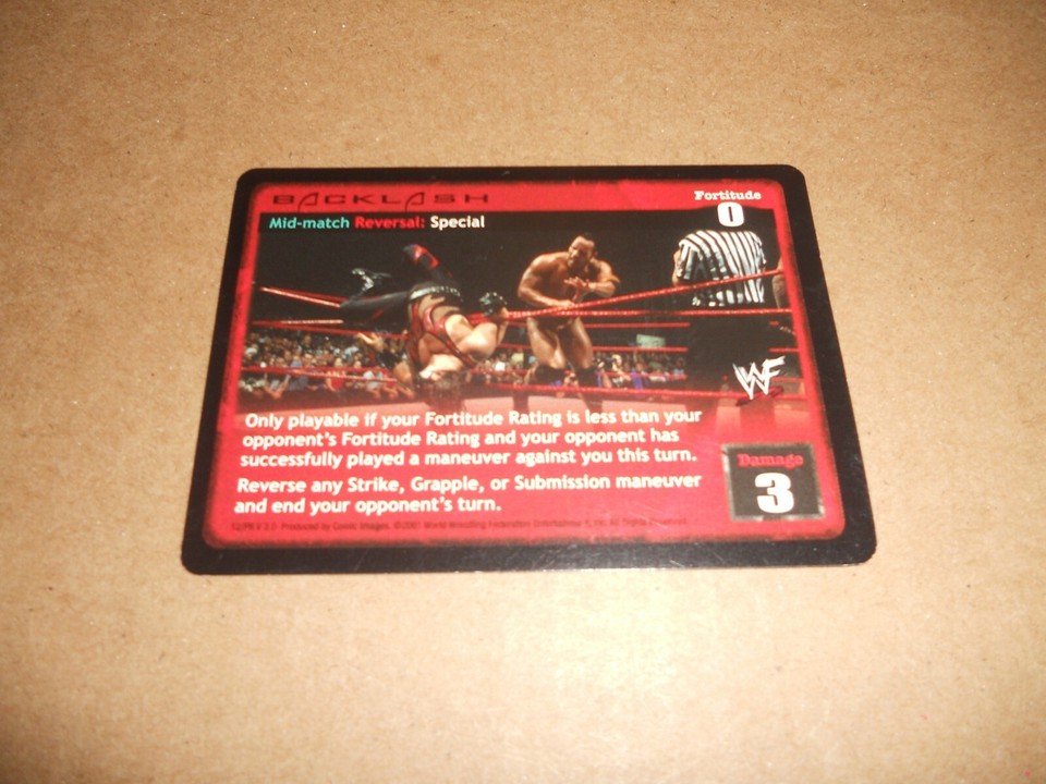 2- WWF CARDS 1-PROMO CARD: 1-WWF RAW DEAL CCG GAME | eBay