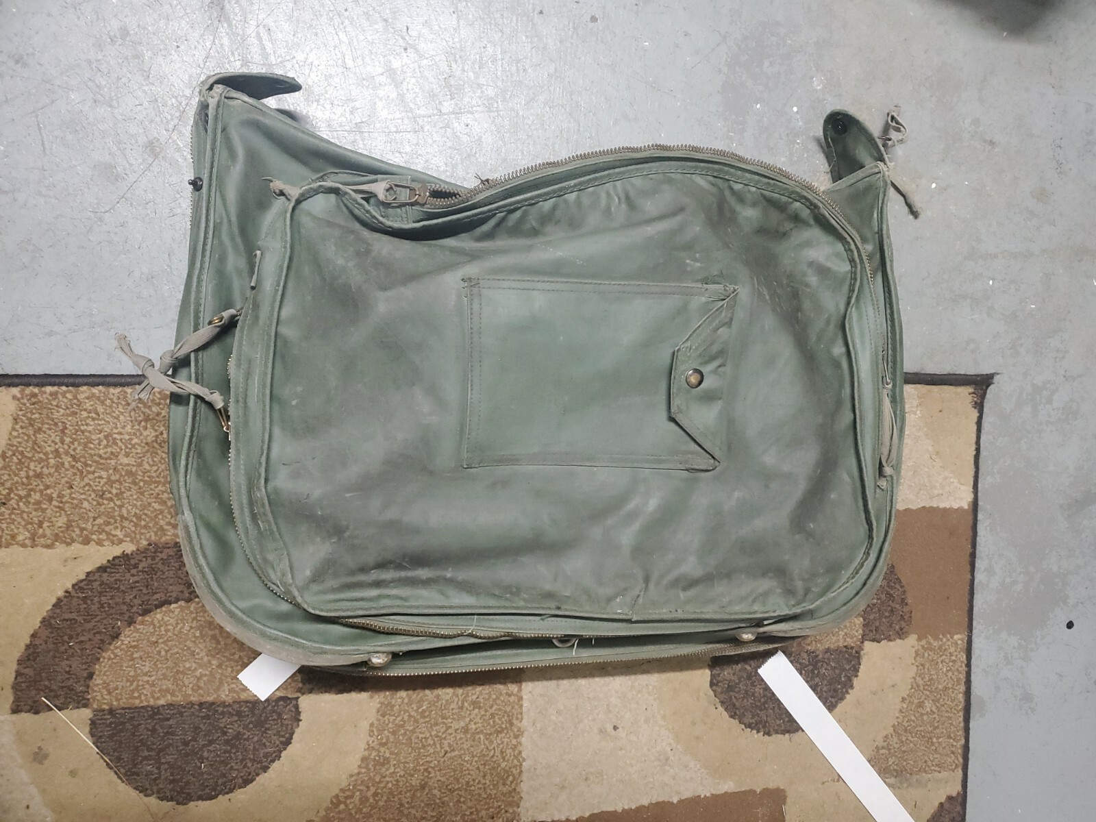 WW2 USAAF ARMY AIR FORCES PILOTS SUITCASE BAG Briefcase Mfg B-4 & Wing ...