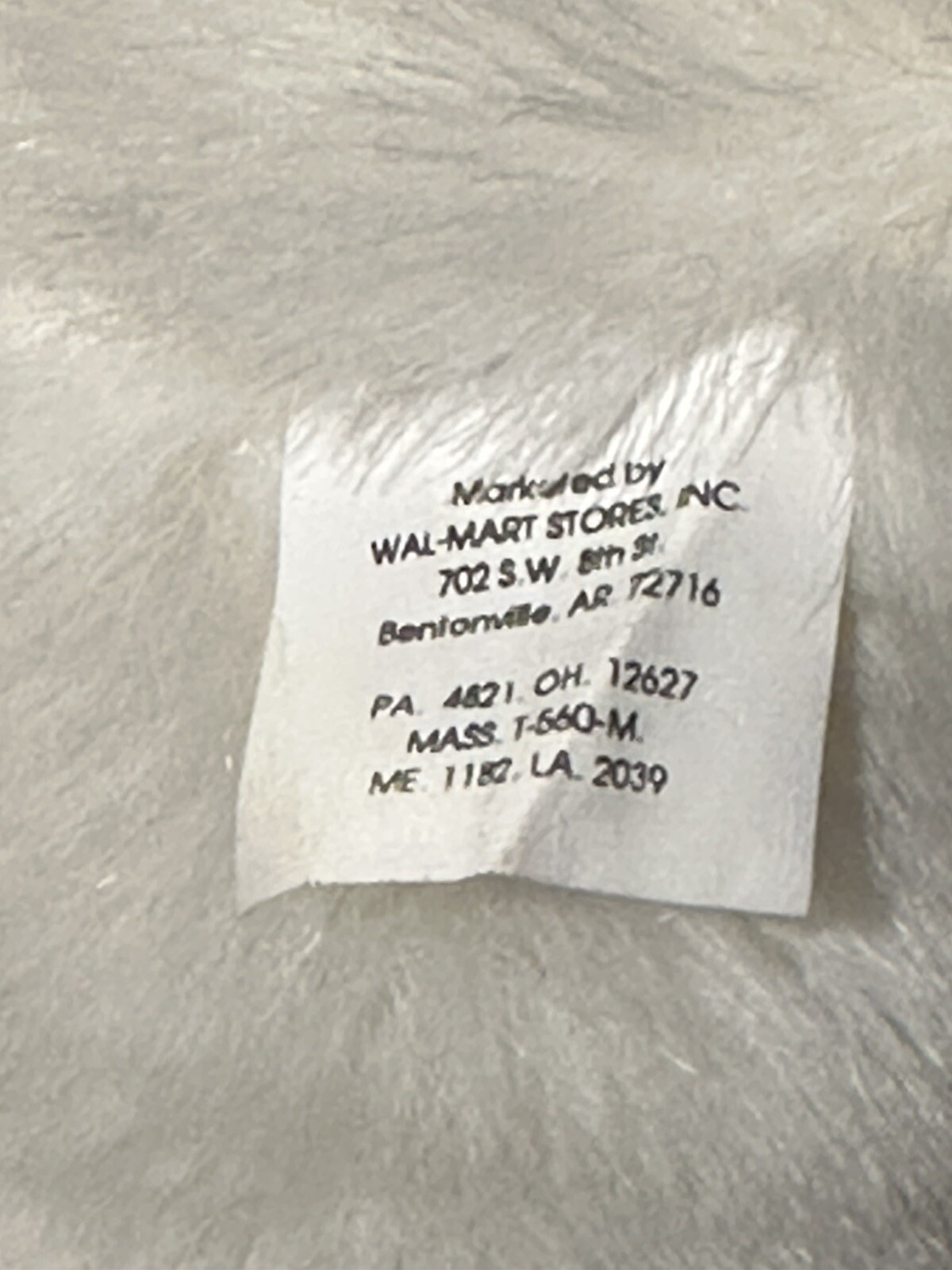 NWT Vtg! Walmart Plush Easter Bunny Rabbit Stuffed White Pink Jelly ...