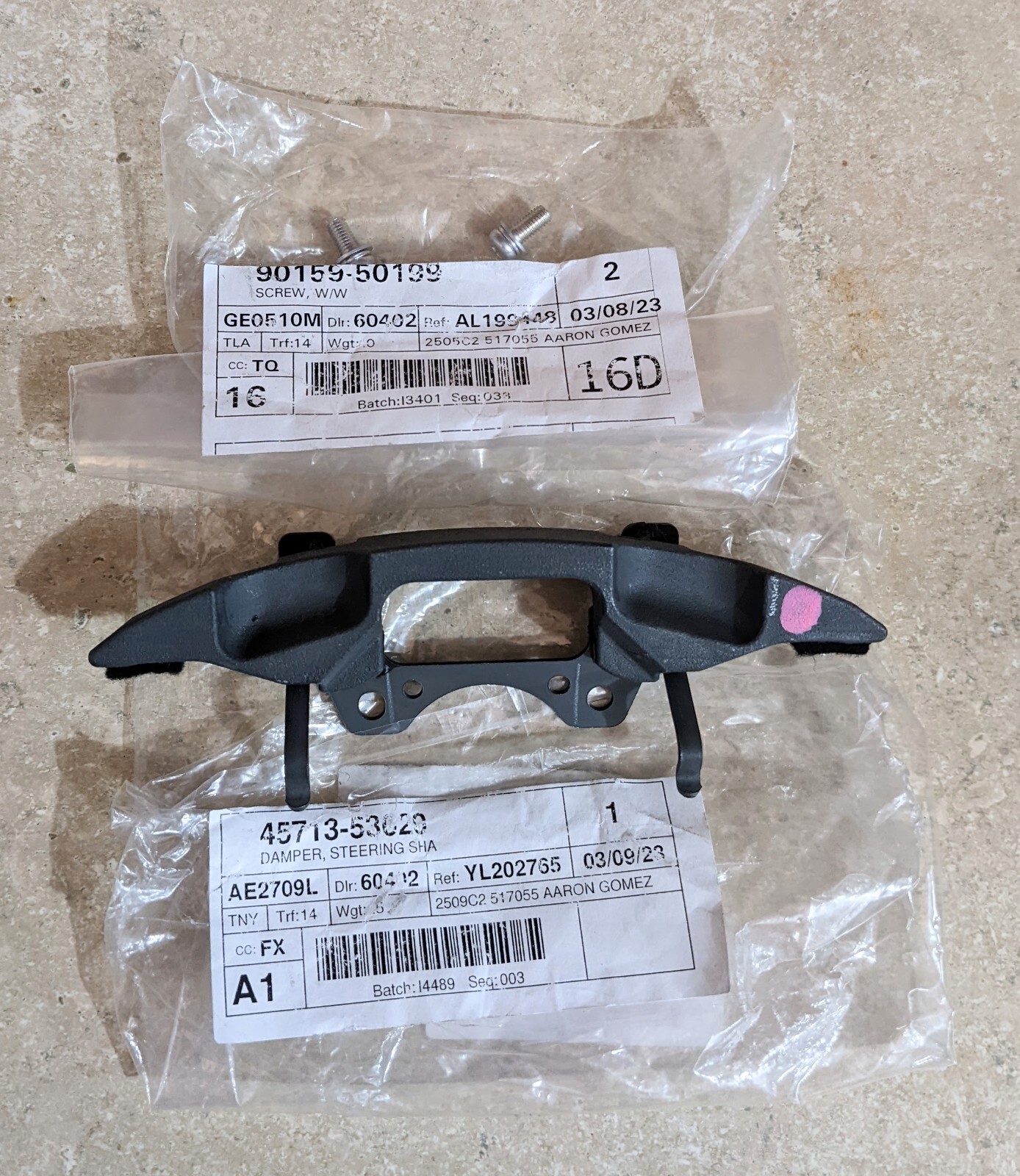 Toyota Genuine OEM 45713-53020 Damper Steering Shake 4571353020 for ...