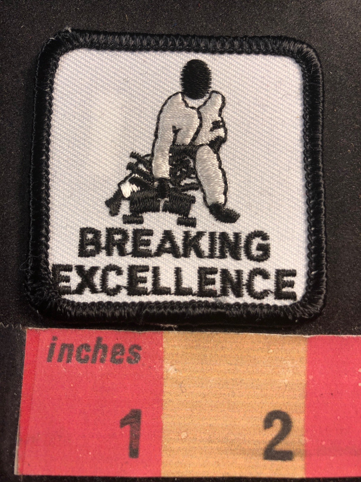 2” X 2” Martial Arts BREAKING EXCELLENCE Patch Karate Judo Taekwondo ...