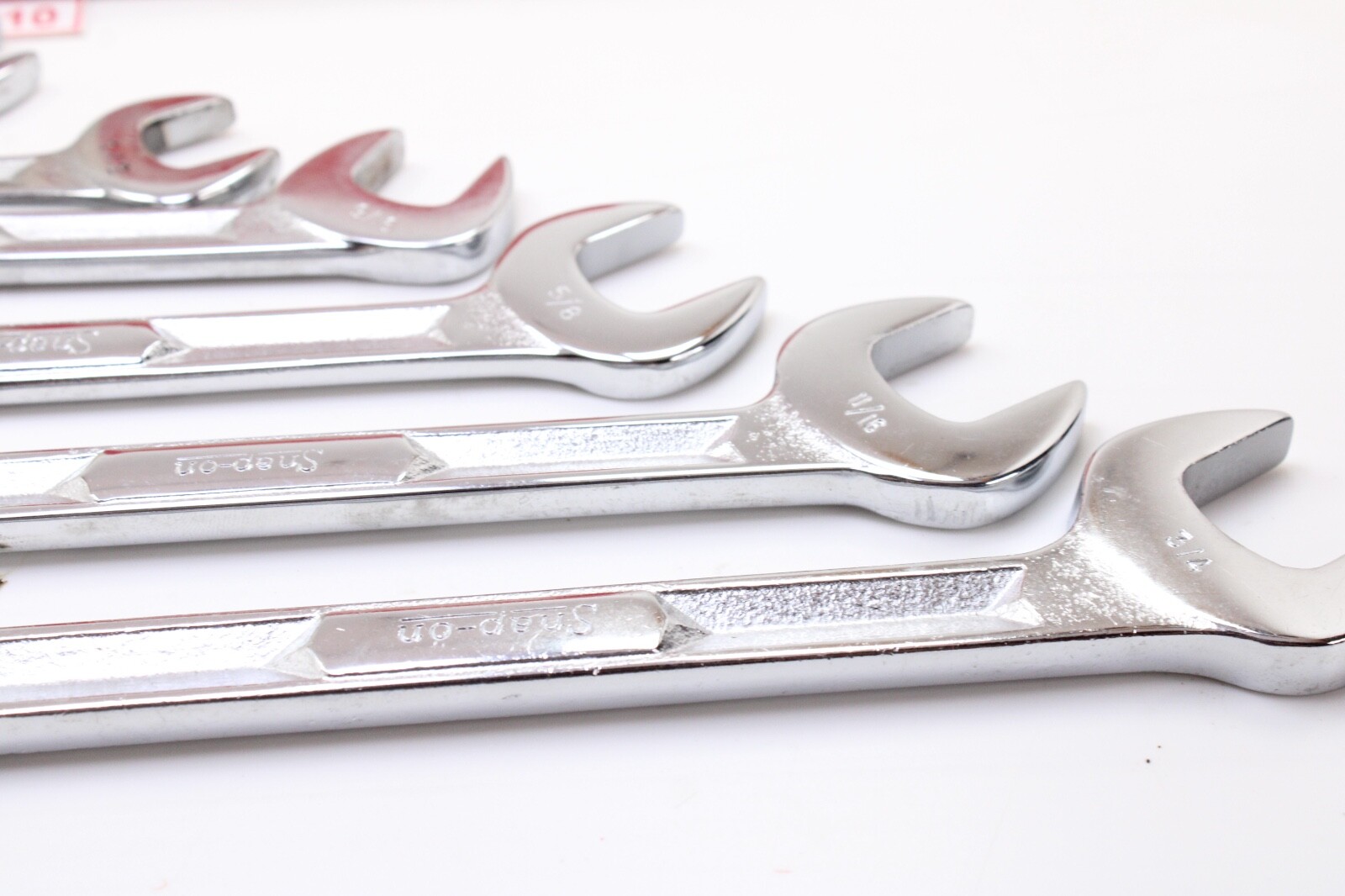 Snap-on 7pc Angle Head SAE Open End 4 Way Wrench Set VS807 for sale ...