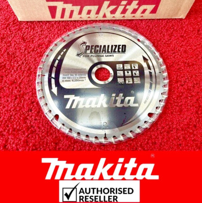 Genuine Makita 165mm x 20mm x 48T Specialized Plunge Saw Blade For ...