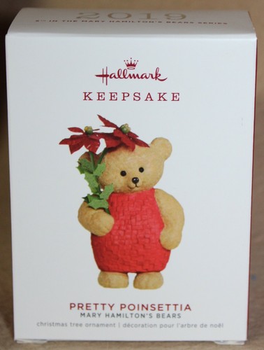 2019 Hallmark Pretty Poinsettia Mary Hamilton's Bears Ornament | eBay
