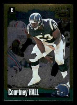 1994 Score #188 Courtney Hall Gold Zone San Diego Chargers | eBay