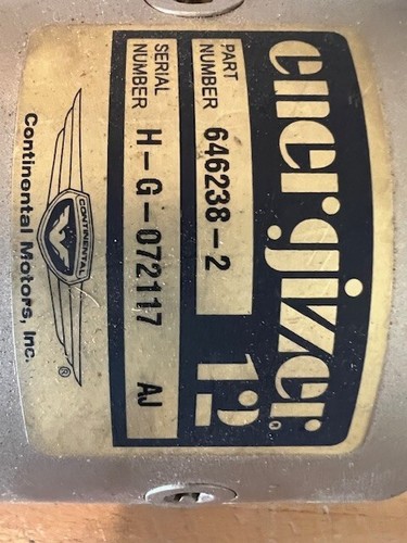 Continental starter motor - for O-360, IO360, TSIO360 , Zero time, new ...
