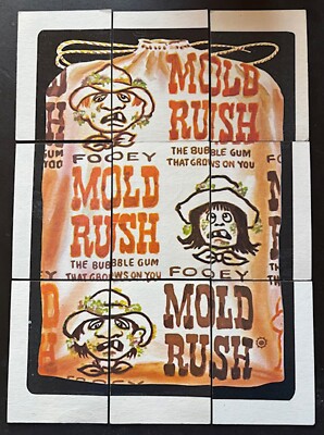 1973 Topps Wacky Packages Series 6 Mold Rush Puzzle Checklist First ...