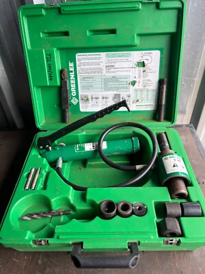 Greenlee 7646 Hydraulic Knockout Punch Driver Set | eBay UK