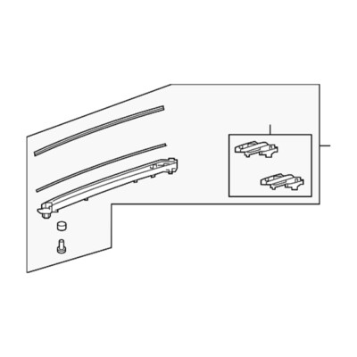 Genuine OEM Driver Left Sunroof Guide Jaw For Mercedes 2057800900 | eBay