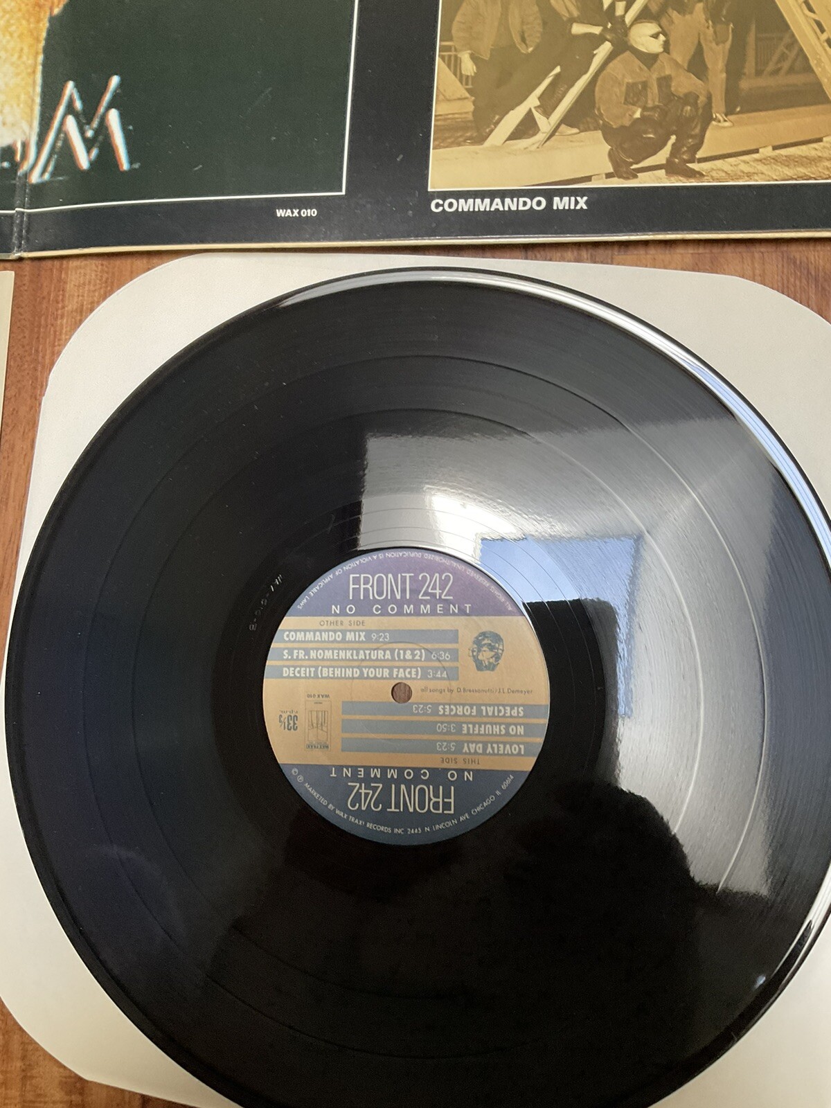 Front 242 – No Comment commando mix No Shuffle RARE PICTURE US LP COMPLETE 80s | eBay