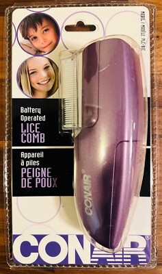 Conair Lice Comb Battery Operated Brand New Sealed | eBay