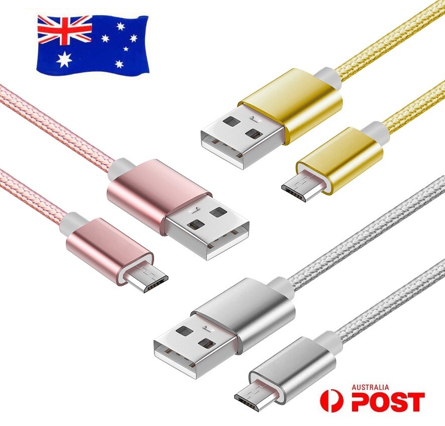 2M Micro USB V8 Plug Data Power Charger Adapter Cable Cord For HTC One ...