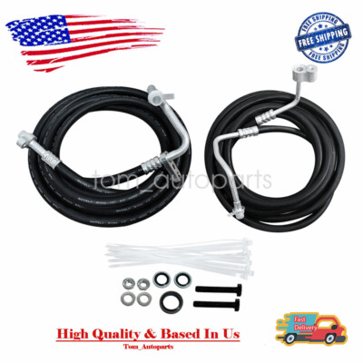 Rear Auxiliary AC Hoses Lines Kit for 2007-2014 Chevrolet Suburban GMC ...