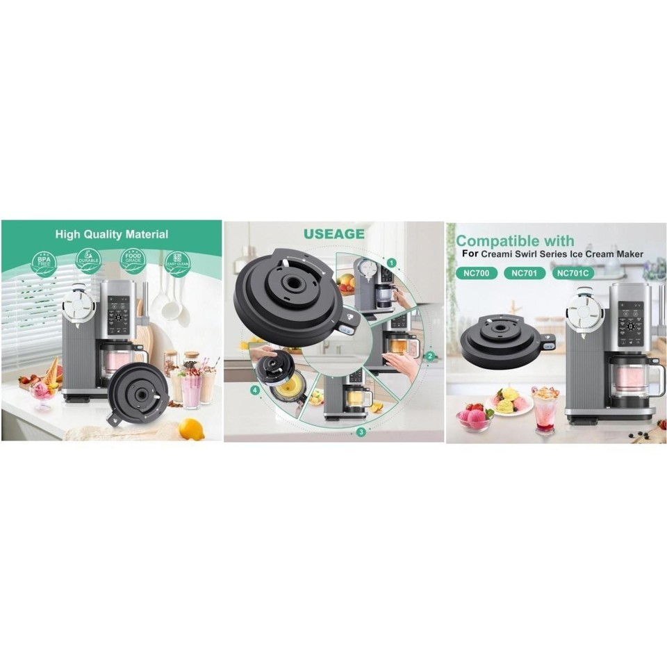 Polycarbonate Ice Cream Machine Outer Bowl Cover for NC700 NC701 NC701C ...