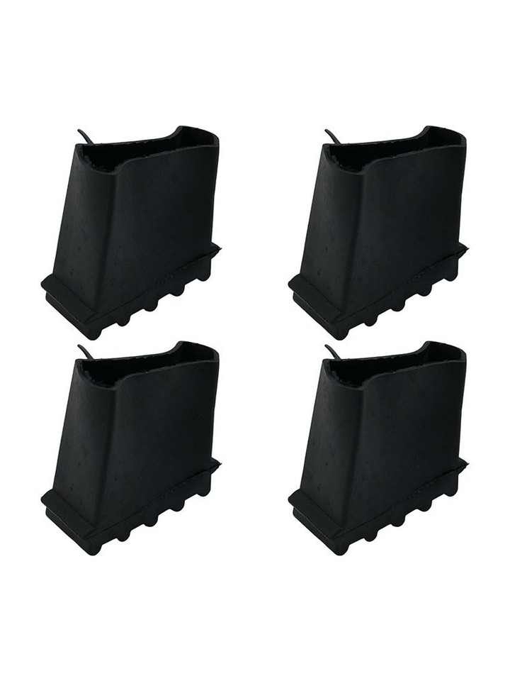 4 Pcs Non Slip Rubber Ladder Foot Pads for Folding and Telescopic ...