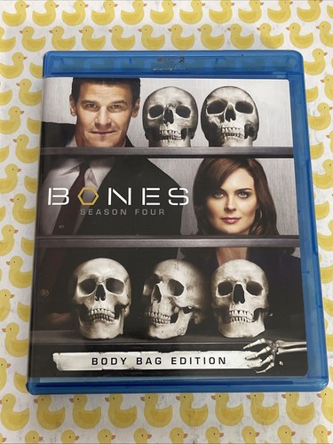 BONES SEASON 4 BODY BAG COMPLETE BLU- RAY 2009 david boreanaz emily deschanel | eBay
