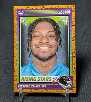 Devontez Walker Orange Pumpkins Rookie RC 2024 Score A Treat Card #15 ...