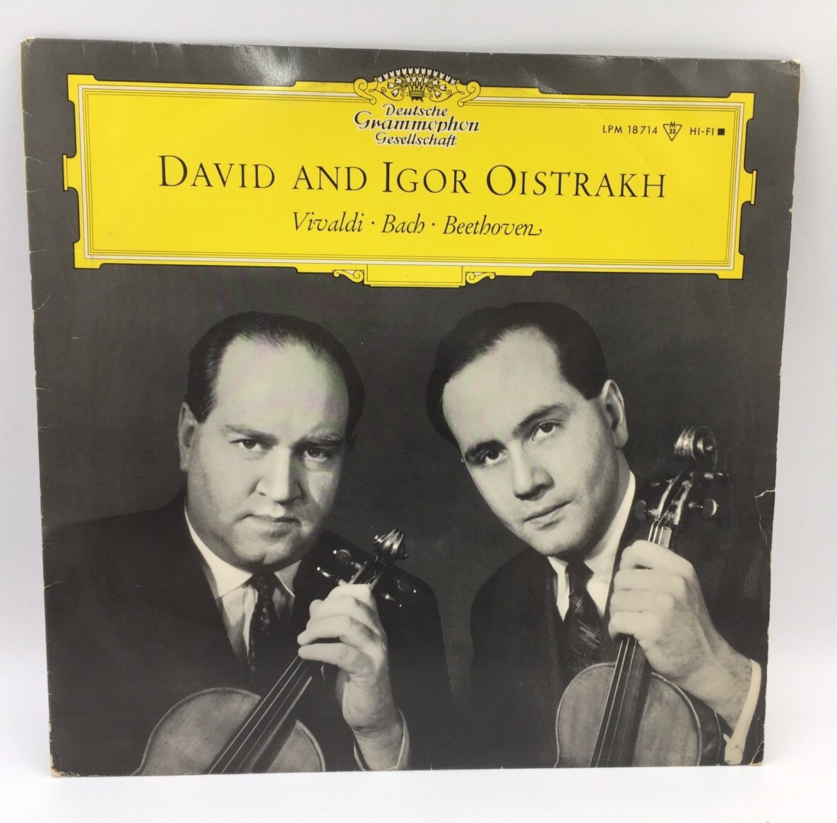 DAVID & IGOR OISTRAKH "Vivaldi Bach Beethoven" Deutsche Gramophone Mono ...