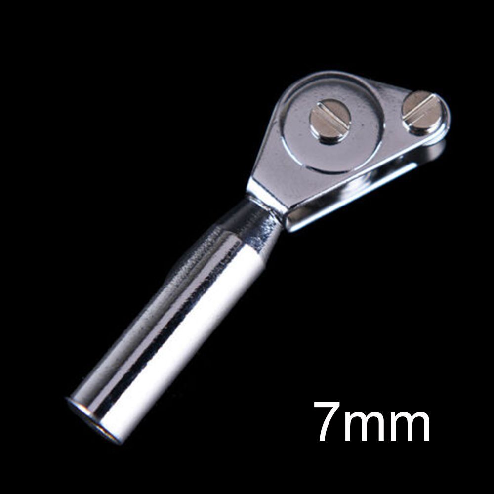 Steel Fishing Pole Rod Tip Top Ring Roller Rod Tip Guide Double Roll ...