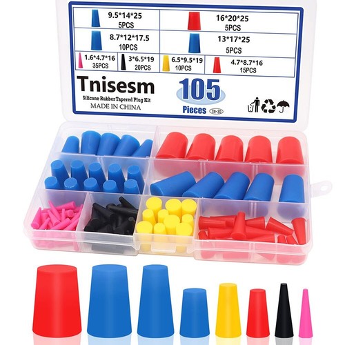 Heat resistant Silicone Cone Plugs Kit for High temperature ...
