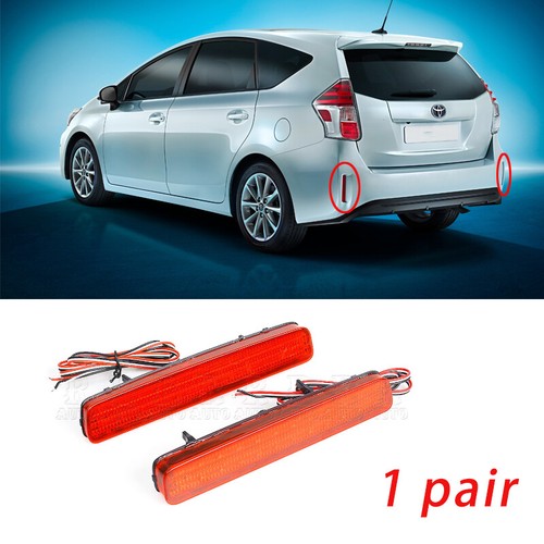 For TOYOTA NOAH VOXY 80 Prius 40 LED Rear Bumper Reflector Brake ...