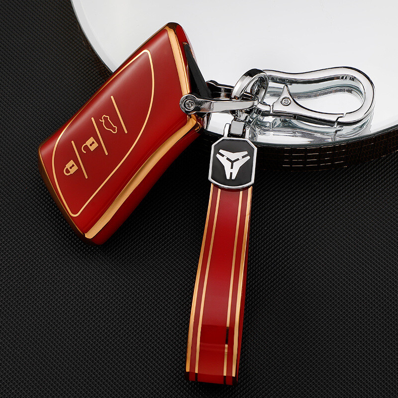 3 Button Smart Remote Key Case Fob Cover For Lexus ES IS UX NX LC500 ...