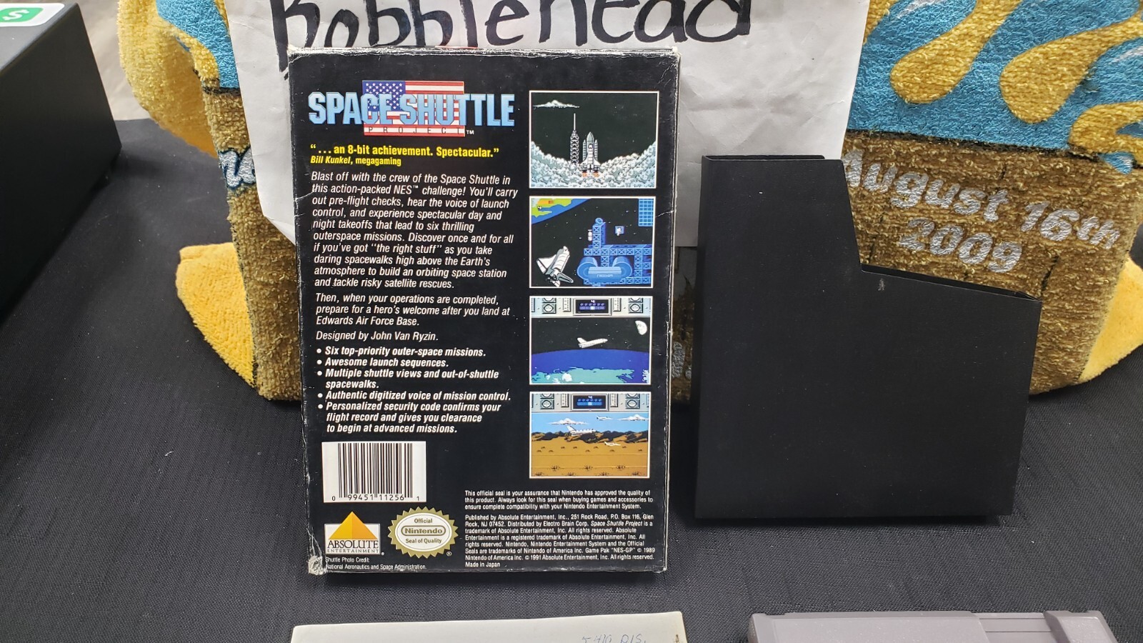 CIB SPACE SHUTTLE PROJECT NINTENDO NES VIDEO GAME COMPLETE IN BOX ...