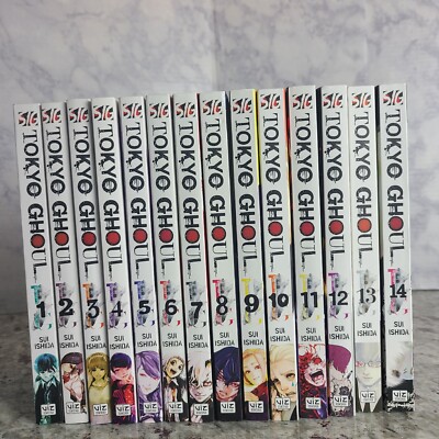 Tokyo Ghoul book series 1 -14 1st American Print By Sui Ishida | eBay