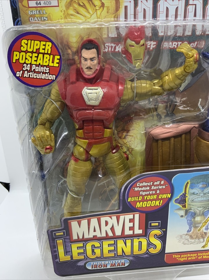 Marvel Legends MODOK Series Thorbuster Iron Man Figure NEW | eBay